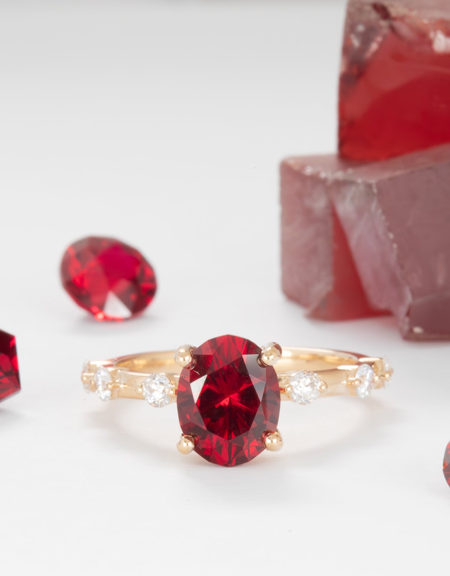 Lab Created Ruby – Stag & Finch